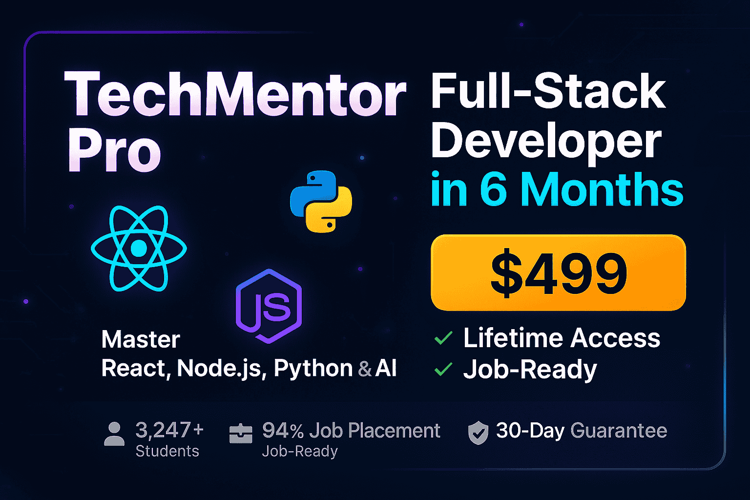 TechMentor Pro | AI & Full Stack Developer Courses with Mentorship